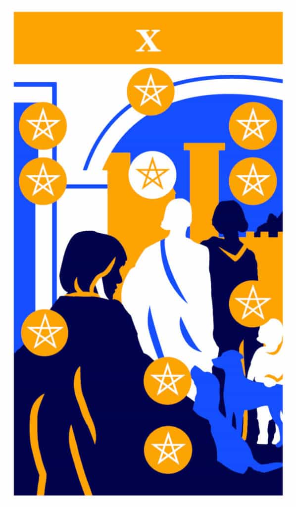 Ten of Pentacles Tarot Card Meaning